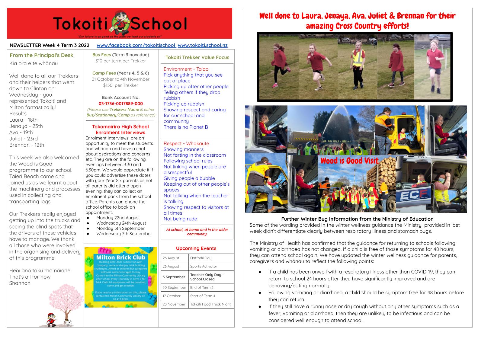 Newsletter Week 4 Term 3 | Tokoiti School